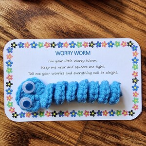 Worry Worm, Fidget Toy, ADHD Toy, Anxiety Toy, Springy Sensory, Stress ...
