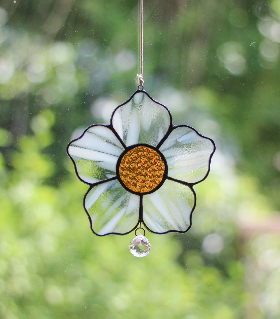 Digital Pattern, Stained Glass Pattern Download, Five-petaled ...