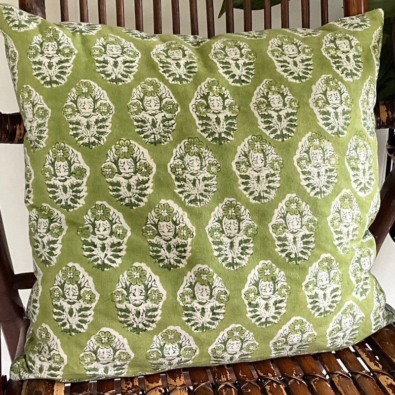 Grass Green Pillow - Etsy