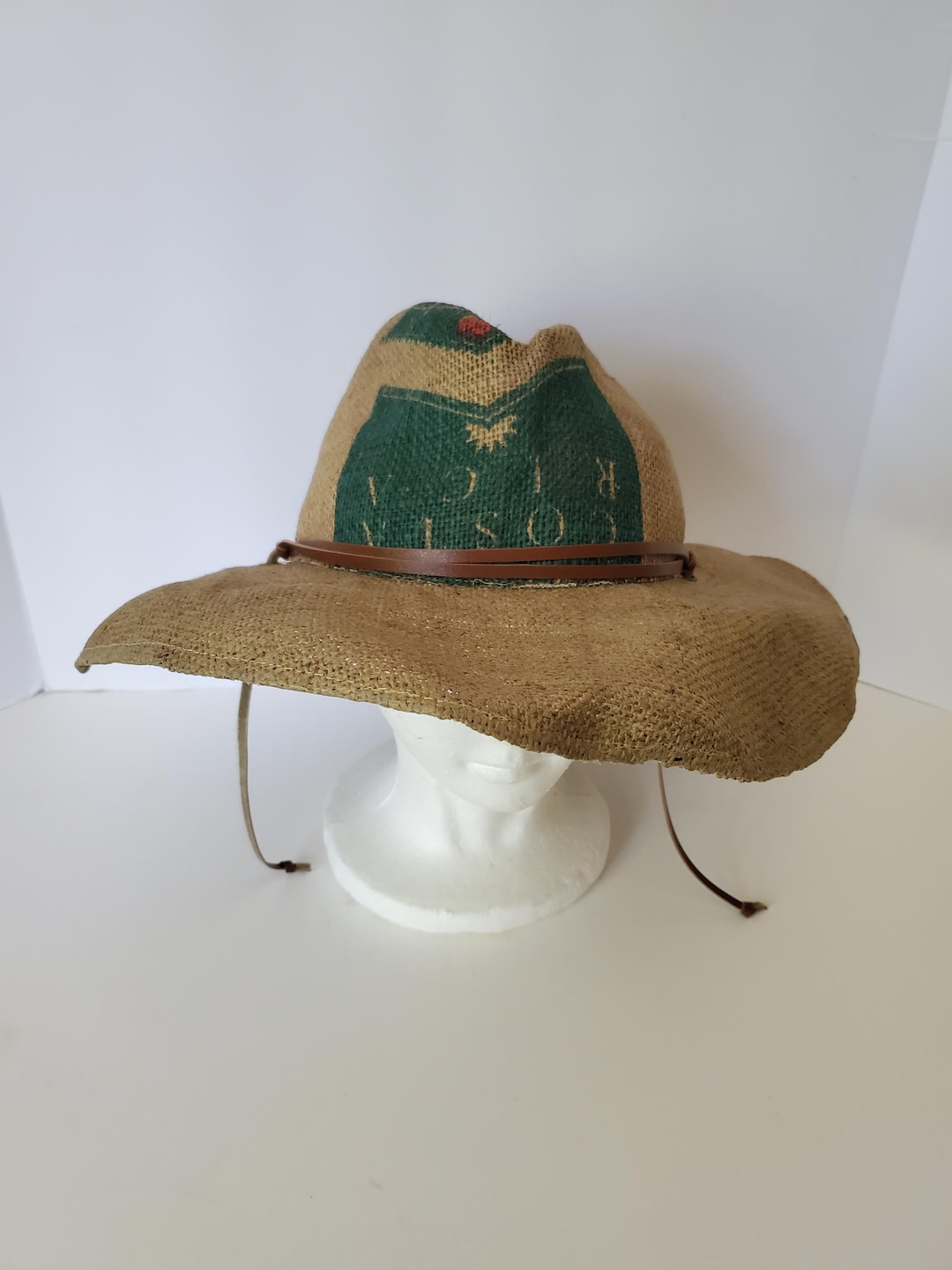 Peter Grimm Beach Straw Hat Costa Rica Size 7 1/2 - Etsy