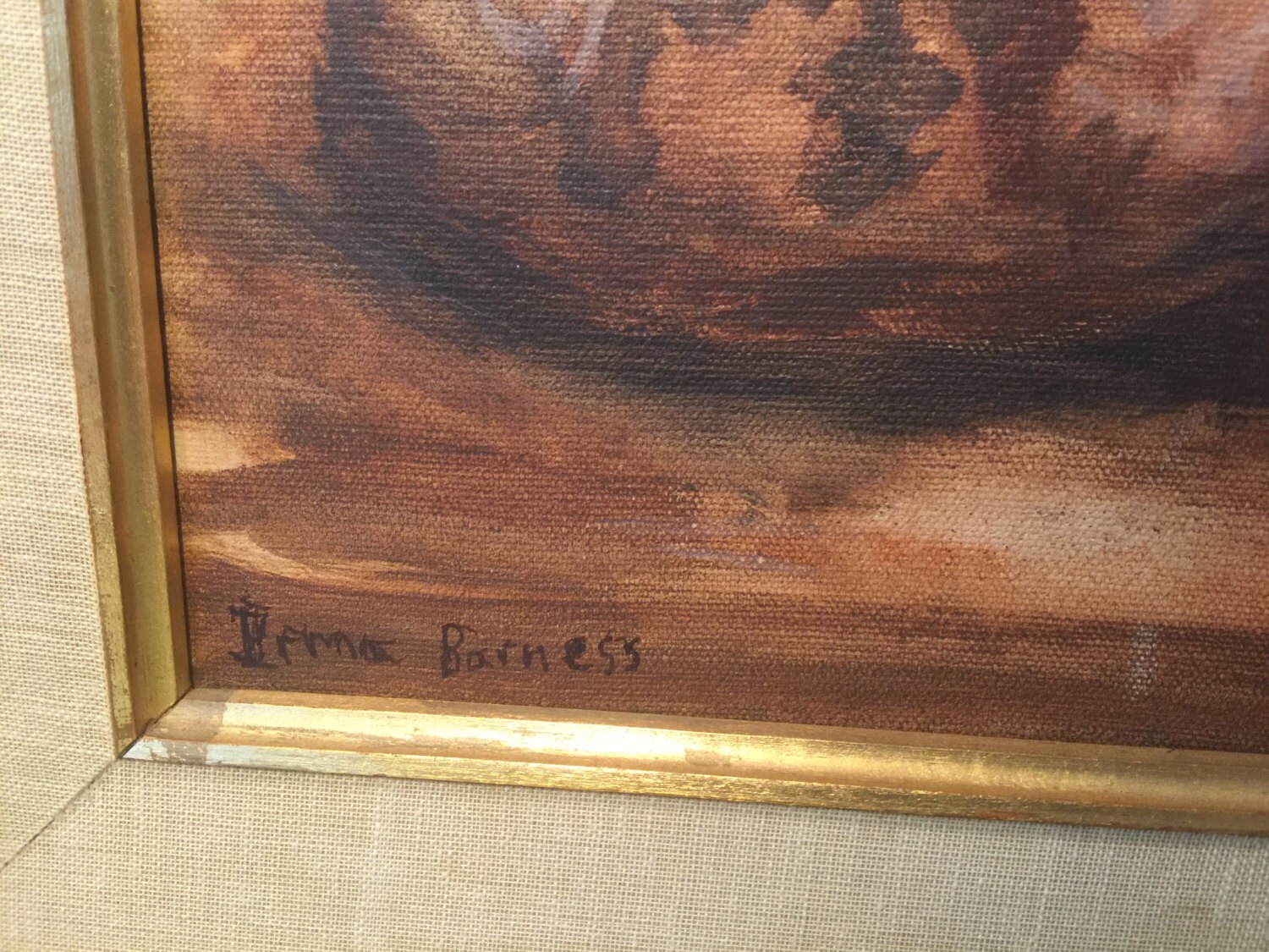 Original Oil Painting by Irma Barnes Post Impressionist Listed Artist ...