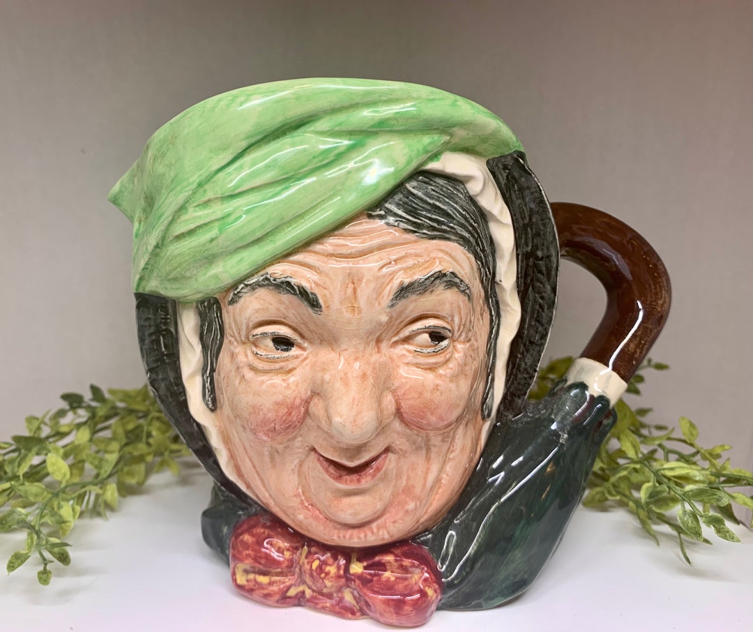 Vintage Large Royal Doulton Sairey Gamp Made in England 1920 Toby Jug ...