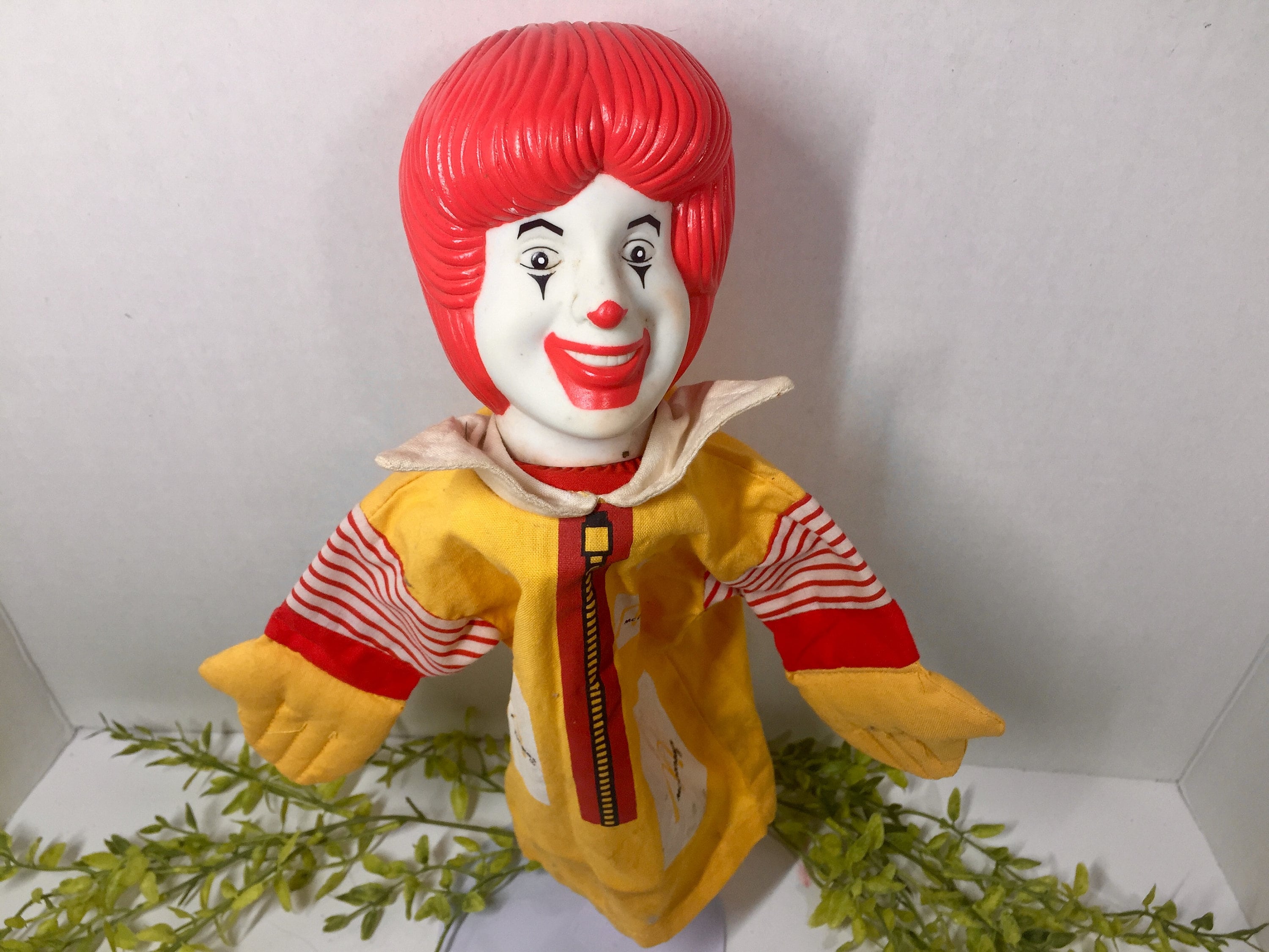 Vintage Ronald McDonald Hand Puppet with M&M NASCAR Tin | Etsy