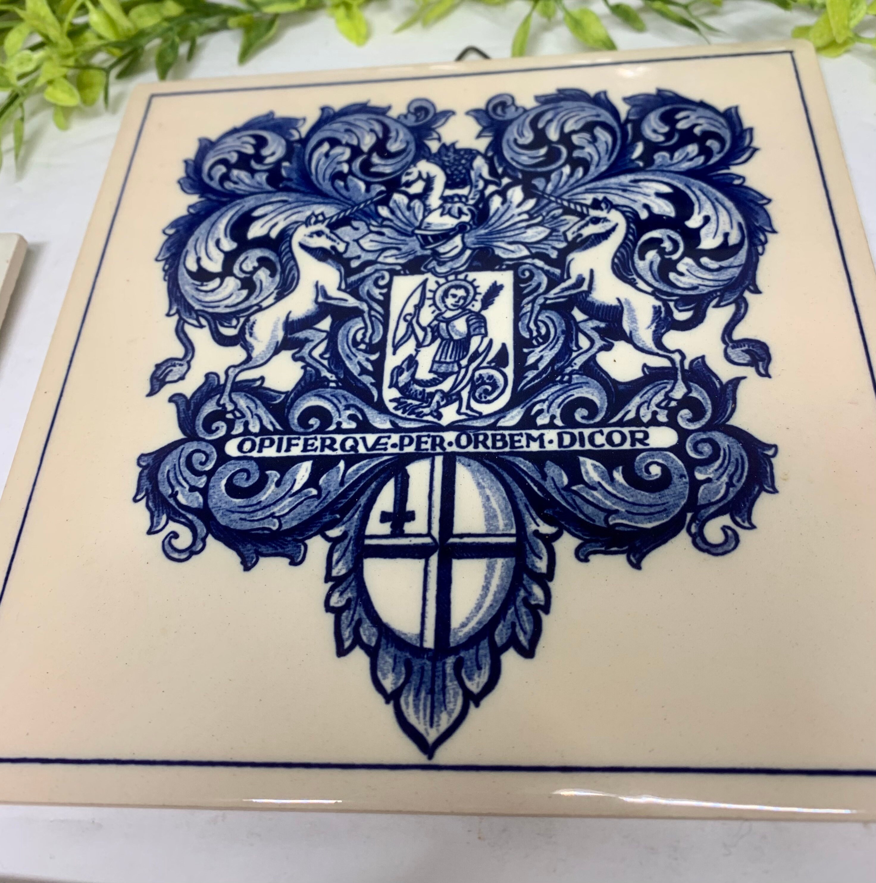 Vintage Lot of Six Delf Tiles Hand Decorated in Holland - Etsy