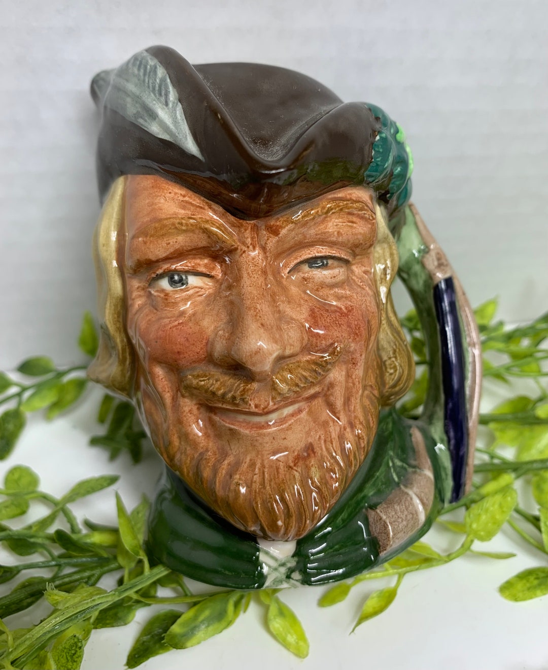 1959 Royal Doulton Robin Hood Toby D6534 Fine Porcelain Made in England ...