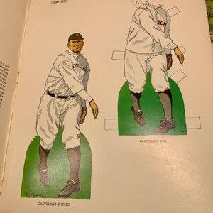 1985 Vintage Legendary Baseball Stars Paper Dolls Book - Etsy