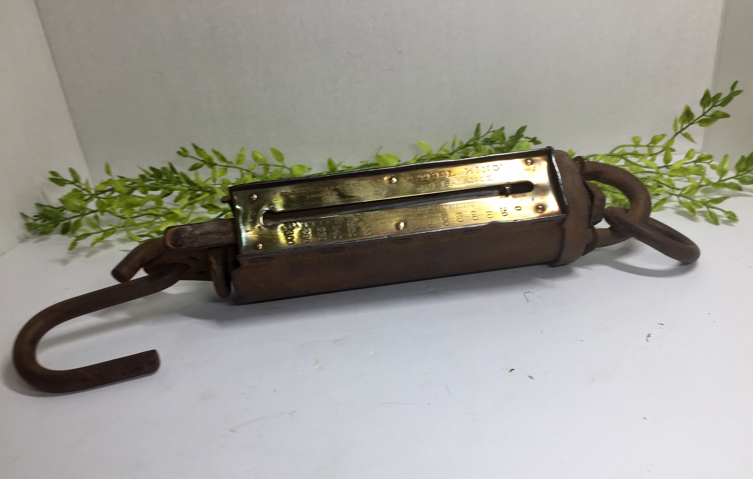 Antique 1903 Pelouze MFG Steel King Ice Balance Scale Rare - Etsy