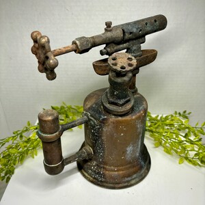 1920s Antique Blowtorch 88 Aged Metal With Original Fittings - Etsy