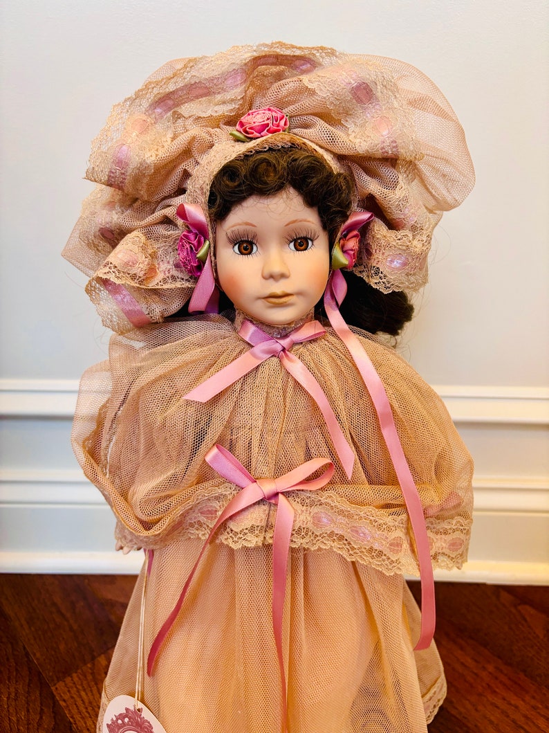 Elsie Massey 19” Porcelain Victorian Doll Chantal From the Camelot ...