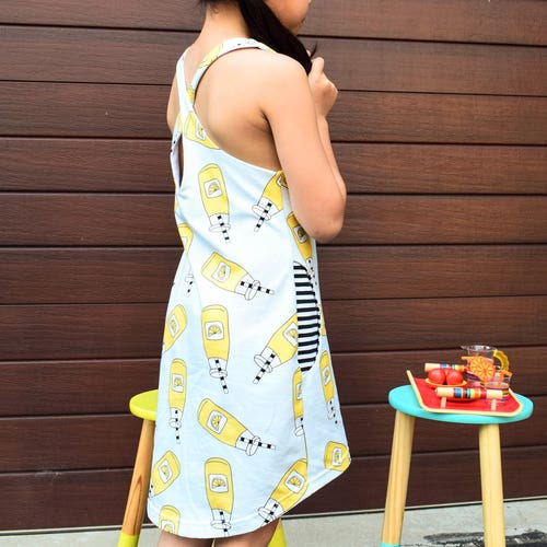 PDF Pattern Cross Back Dress With Pockets | Etsy