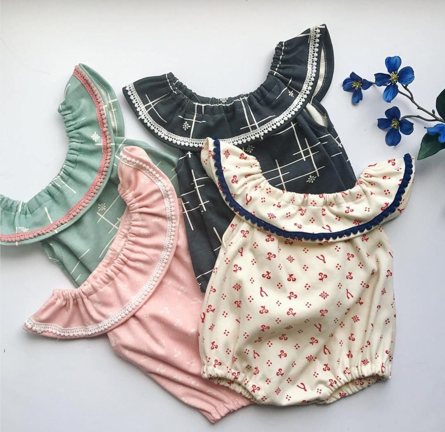 PDF Pattern Ruffle Romper Babies/toddlers Sizes NB to | Etsy