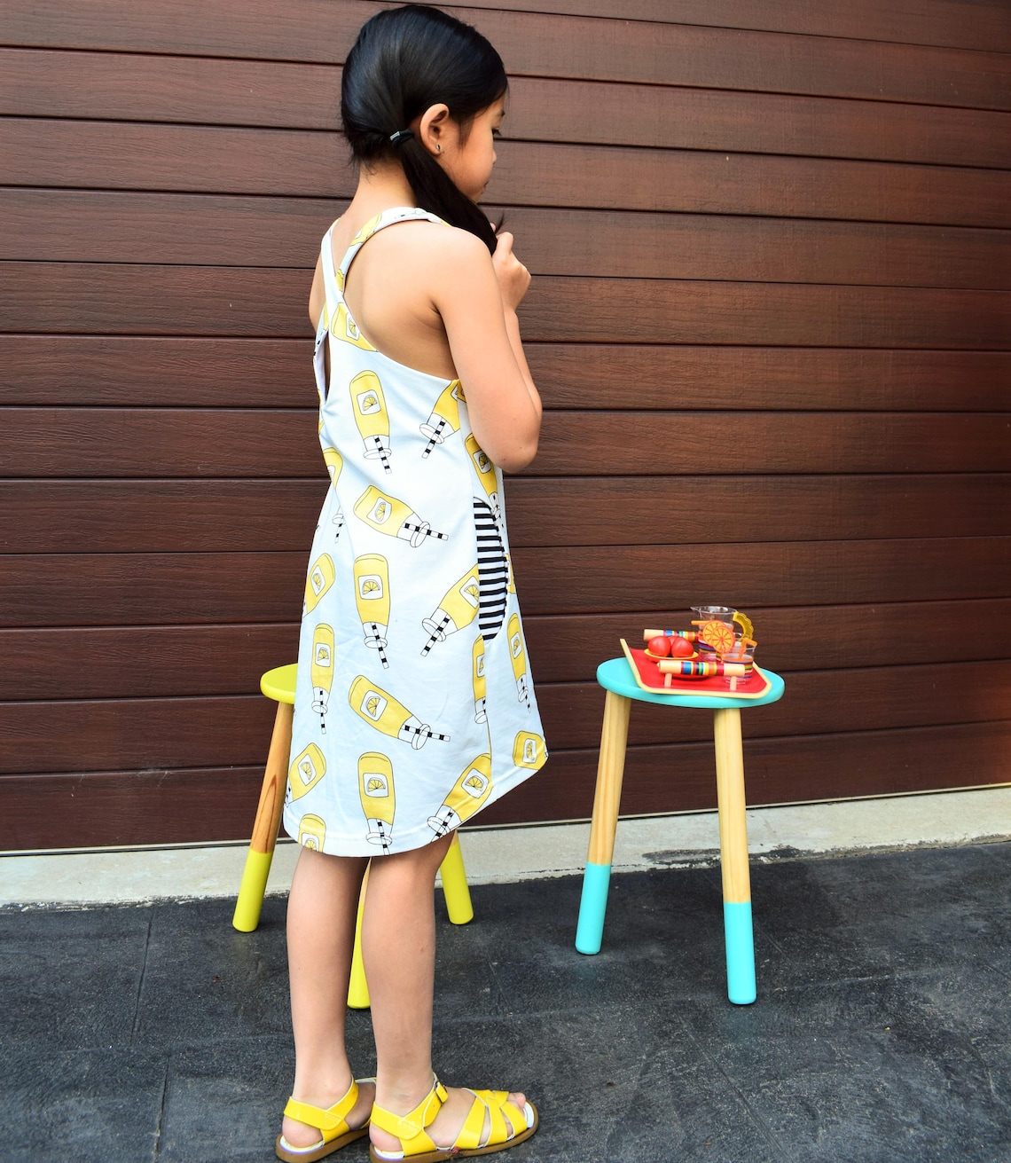 PDF Pattern - Cross Back Dress - With Pockets - Babies/toddlers - Sizes ...