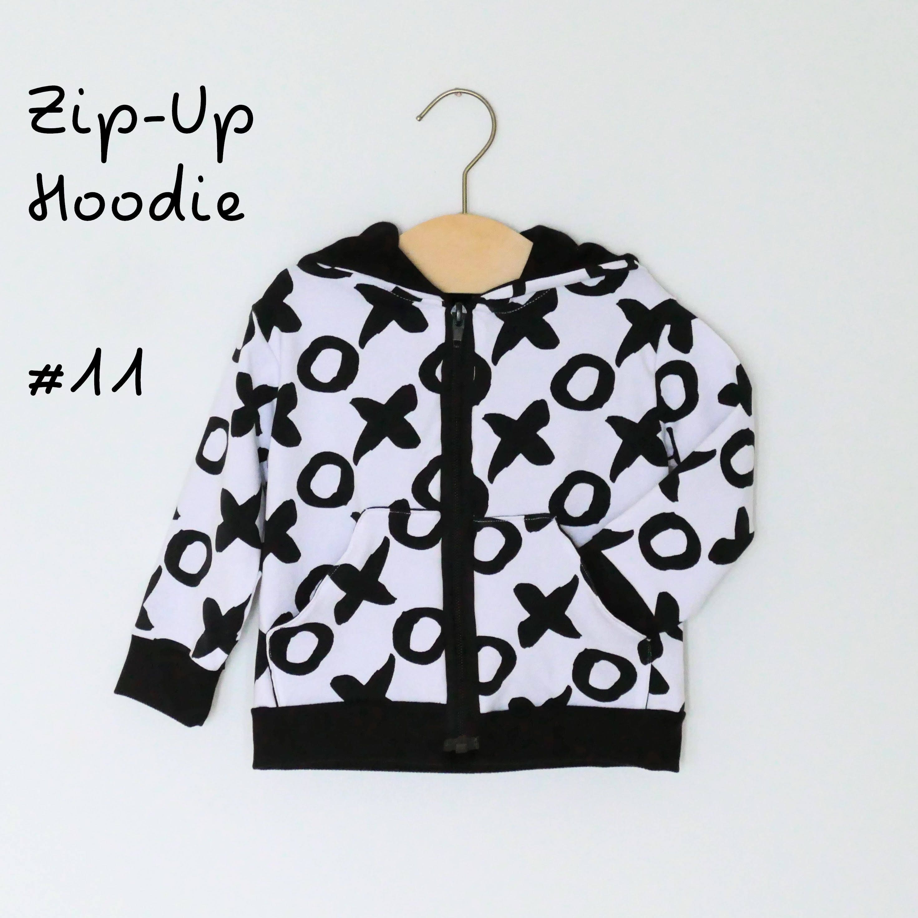 PDF Pattern Zipper Hoodie Sweatshirt Babies/toddlers | Etsy