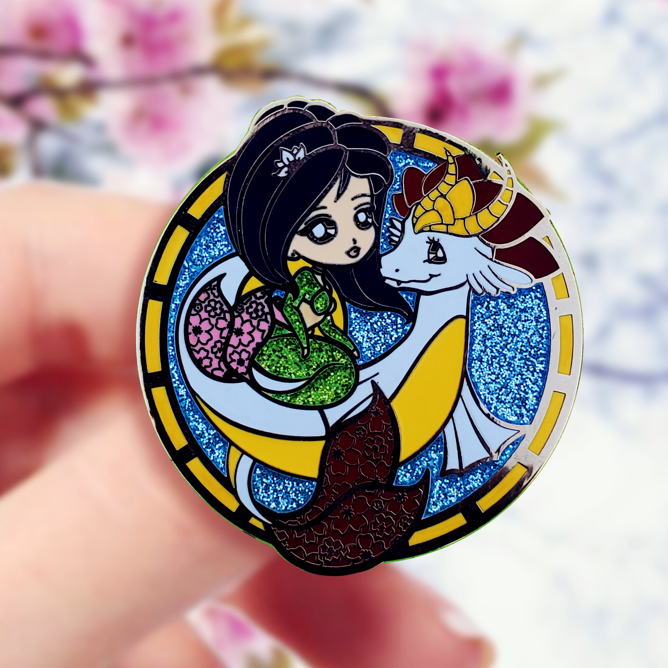 Mulan Mermaid Pin Hard Enamel Pin Mermaid Pin Mulan Enamel - Etsy