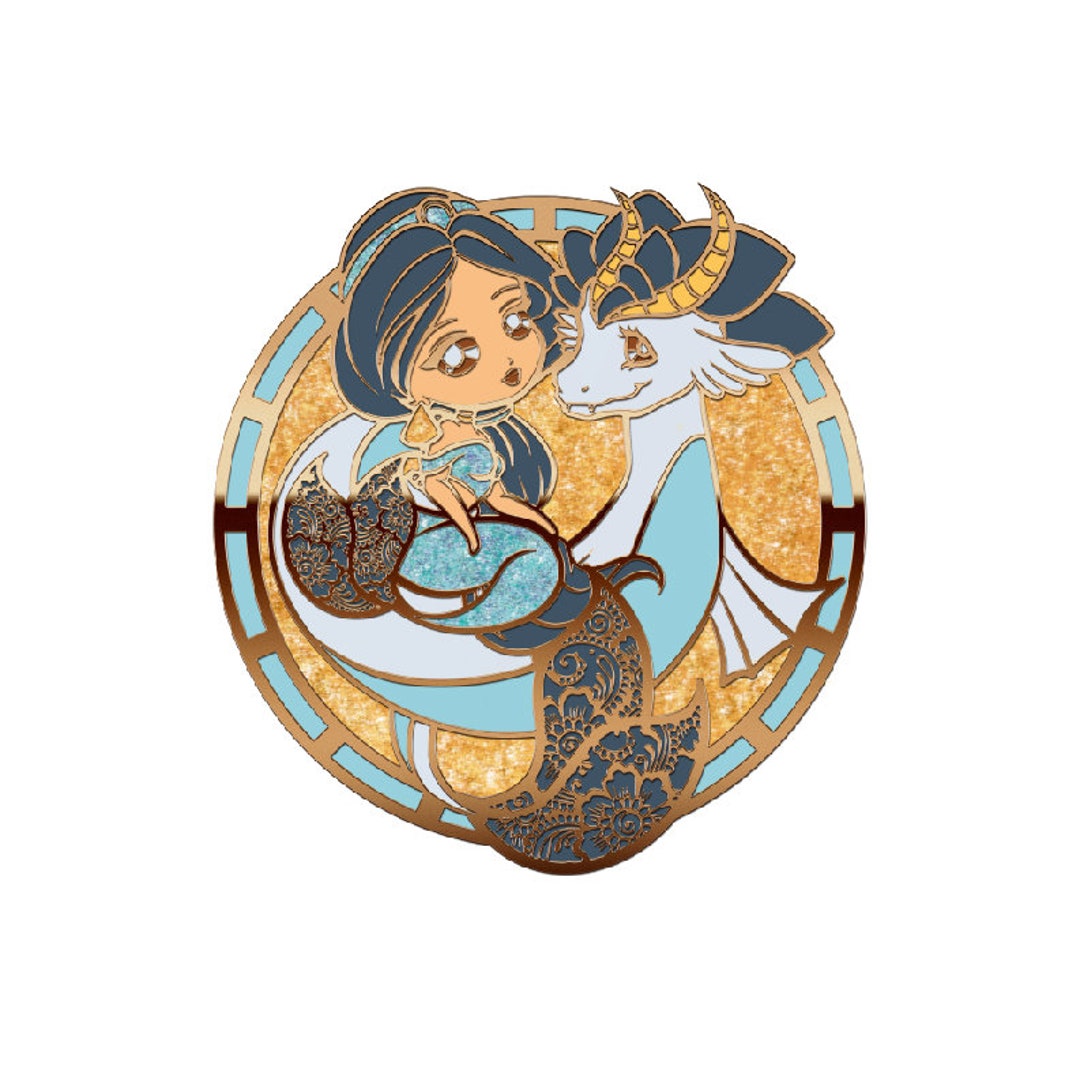 Jasmine Mermaid Pin Hard Enamel Pin Mermaid Pin Jasmine - Etsy