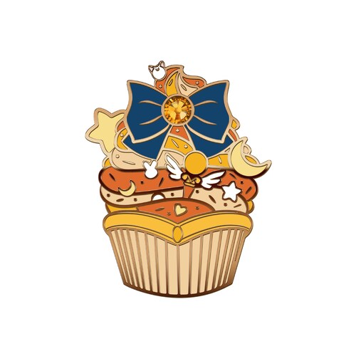 Mars Cupcake Hard Enamel Pin Mars Pin Anime Pin Fantasy - Etsy