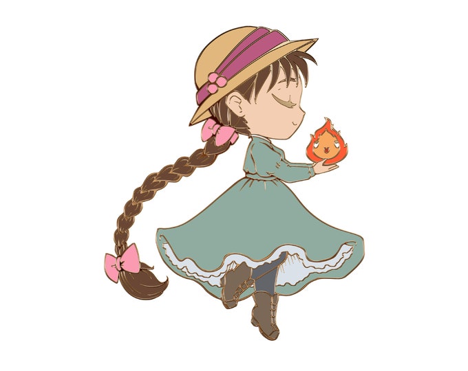 Sophie Hard Enamel Pin Anime Pin Fantasy Pin Magical Girl Pin Pin