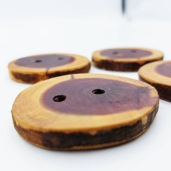 Natural Wood Buttons - Etsy