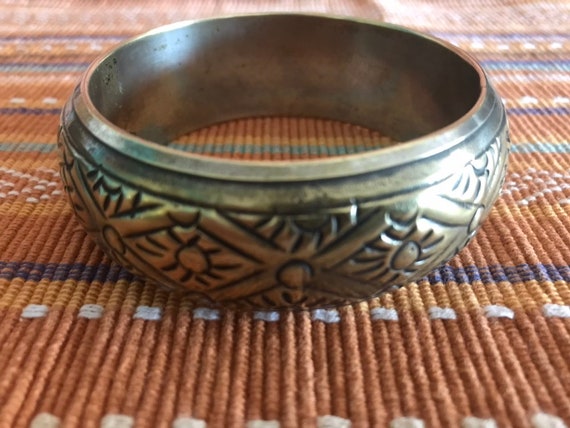 Brass Bangle Brass Bracelet Indian Brass Bangle Vi… Gem
