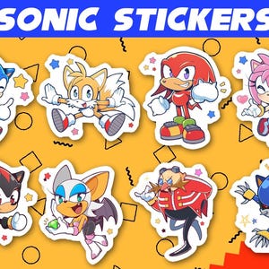 Sonic Adventure Stickers - Etsy