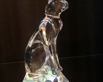 Cat Crystal Statue | Etsy