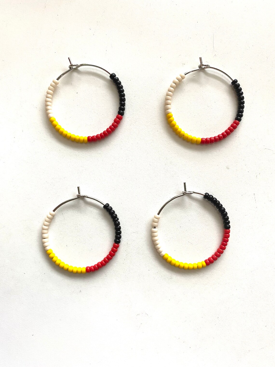 Medicine Wheel Hoop Earrings Native American Four Directions - Etsy