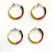 Medicine Wheel Hoop Earrings Native American Four Directions Jewelry ...
