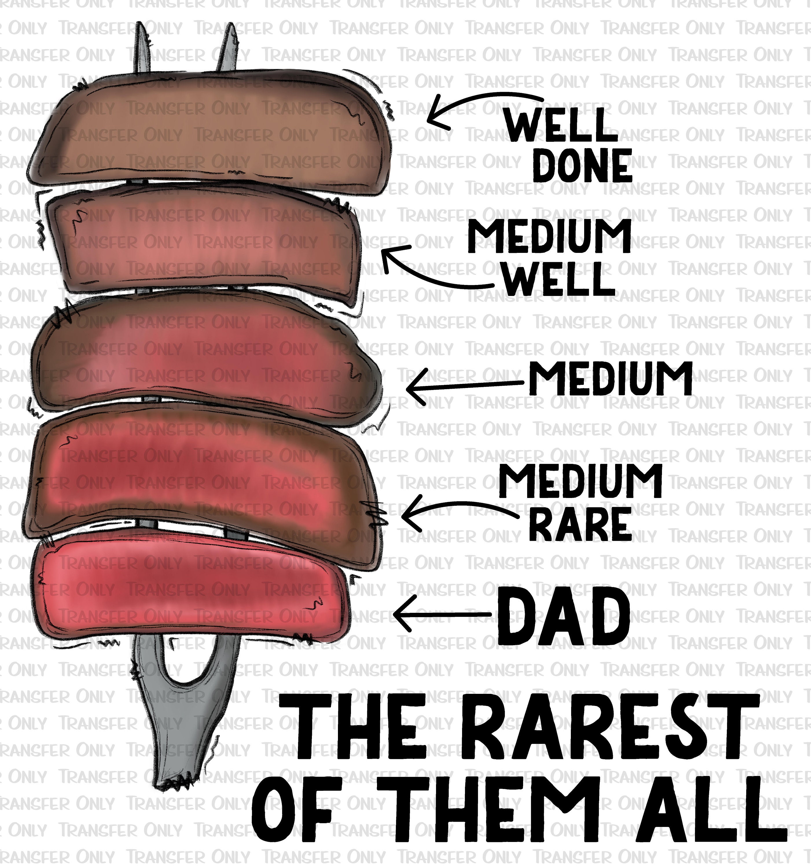 The Rarest of Them All Fathers Meat Sublimation Transfer - Etsy