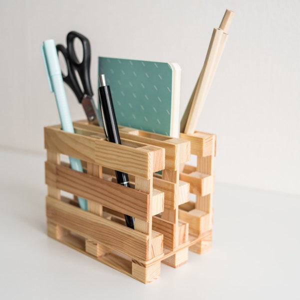 Wood Desk Organizer - Etsy