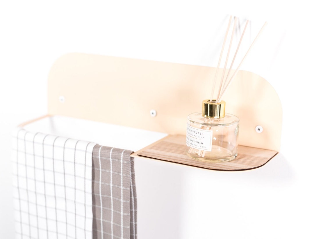 Towel Rack Bathroom Towels Holder Wall Mounted Hand Hanger - Etsy