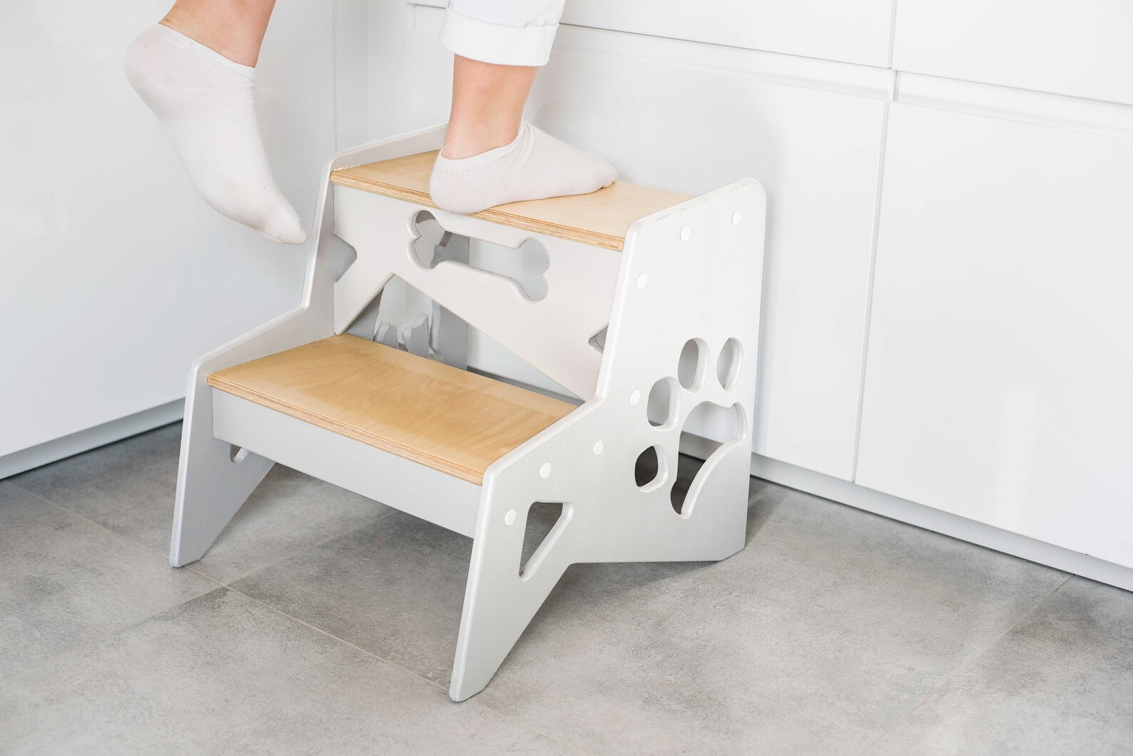 Pet stool two step stool kids step stool modern step stool | Etsy