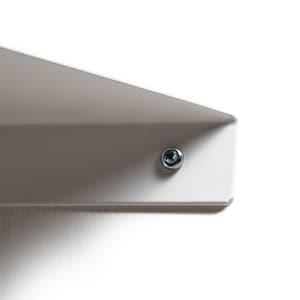 Metal Corner Shelves, Wall Mount White Plant Shelf, Small Black Corner ...