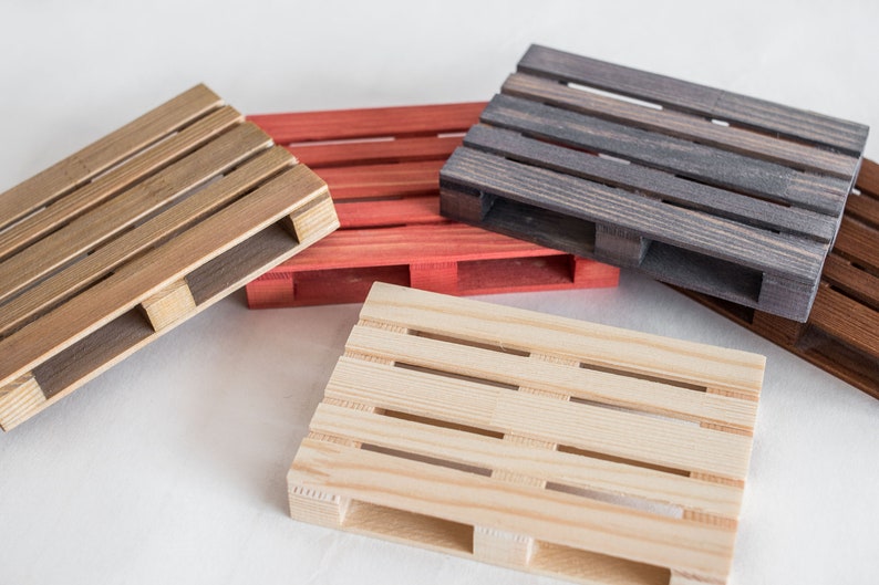 Wooden Miniature Pallet Mini Coasters Handmade Wooden Pallets - Etsy