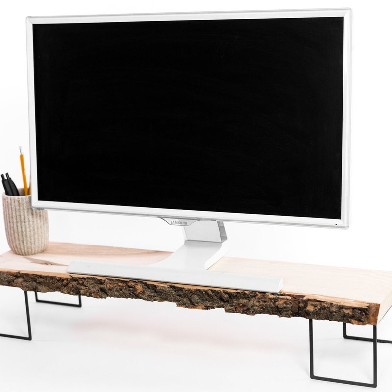 Wood Monitor Stand - Etsy