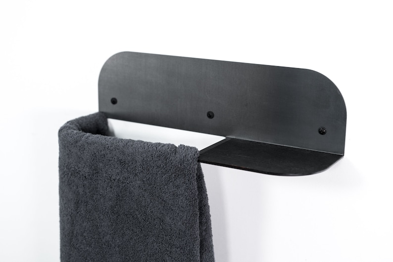 Towel Rack Bathroom Towels Holder Wall Mounted Hand Hanger - Etsy