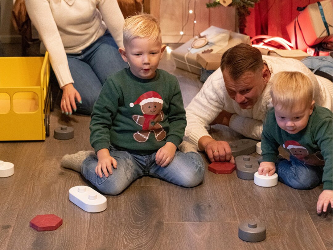 Mini Curling Game Floor Equipment Set Wood for Indoor Mini - Etsy