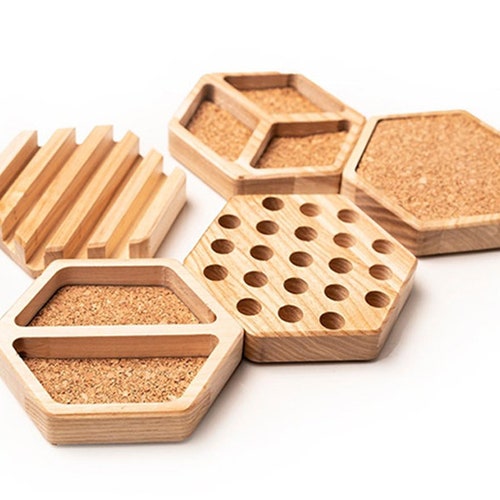 Desktop Storage Organizer Wooden Office Desk Organization Wood - Etsy