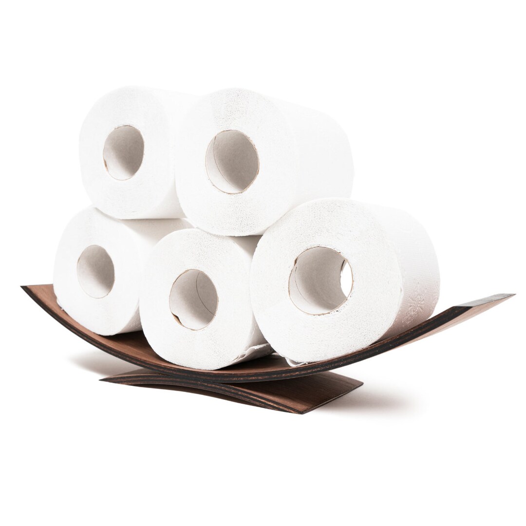 Table Top Toilet Paper Holder, Freestanding Countertop Roll Shelf From ...