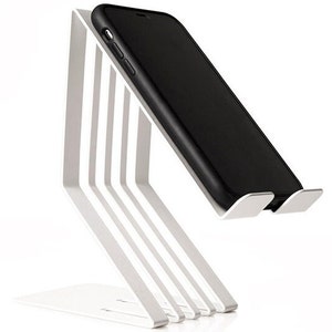 Cell Phone Stand Office Mobile Holder Accessories Desk Station Metal ...
