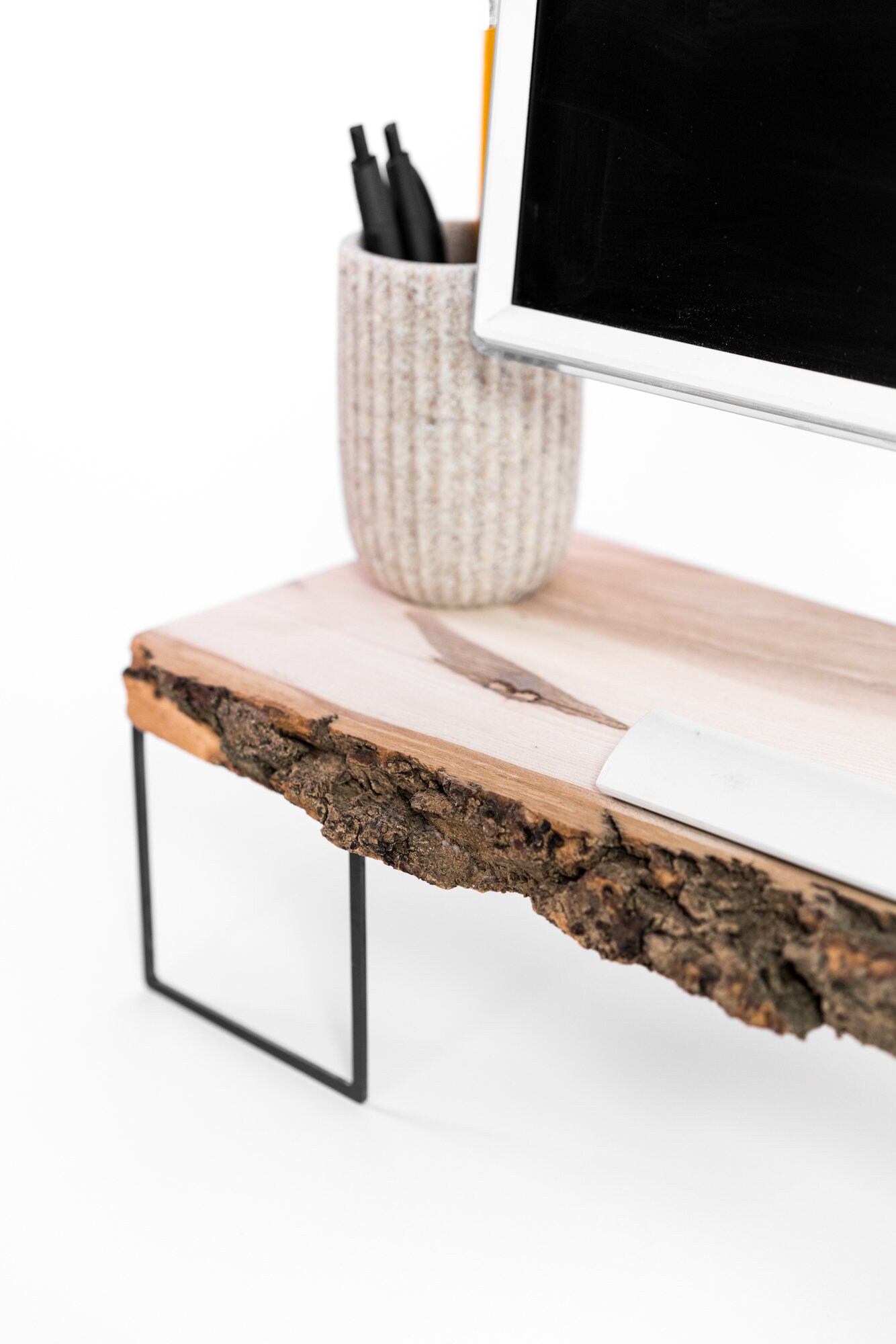 Monitor Stand for Desk Screen Riser Wood Computer Holder - Etsy