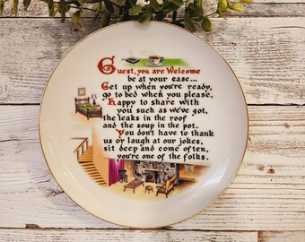 Welcome Guest Poem - Etsy