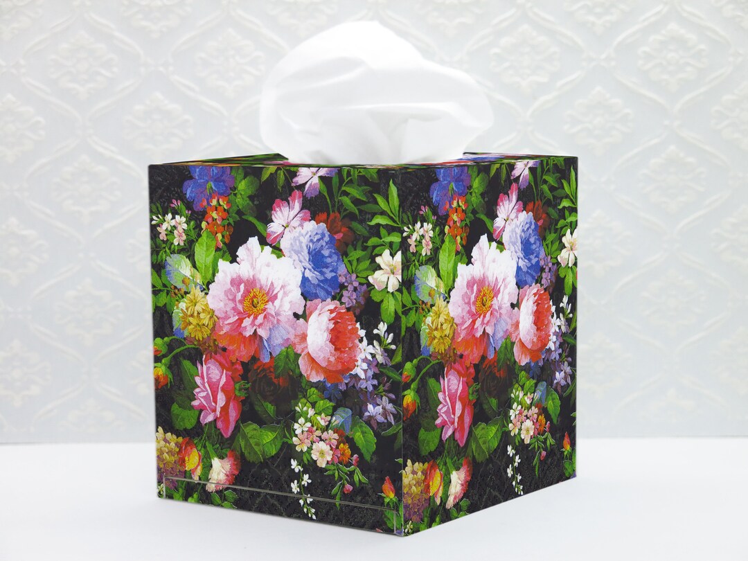 Tissue Box Cover Cube Tissue Box Decorated Tissue Box Tissue Holder ...