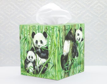 Panda Tissue Box | Etsy