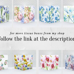 Tissue Box Cover Magnolia Tissue Box Box Cover Square Tissue Holder ...