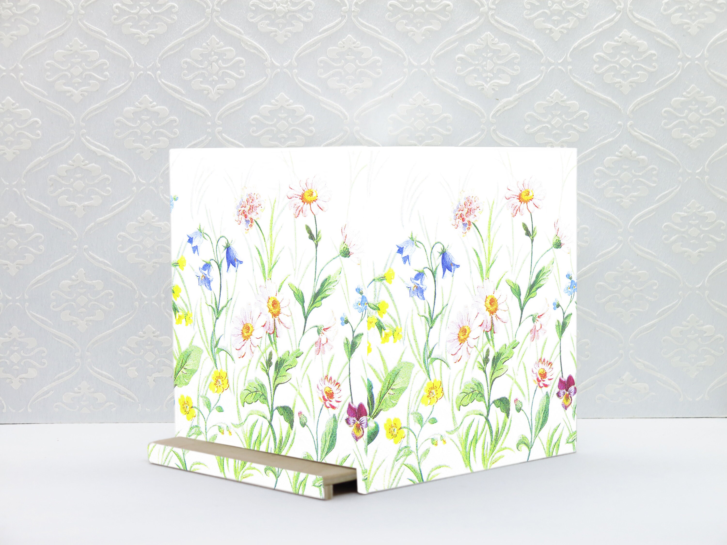 Tissue Box Cover Floral Tissue Box Holder Wooden Tissue Box - Etsy