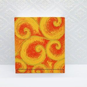 Tissue Box Cover Orange Tissue Box Tissue Holder Square Tissue Box ...