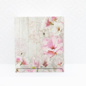 Tissue Box Cover Magnolia Tissue Box Box Cover Square Tissue Holder ...