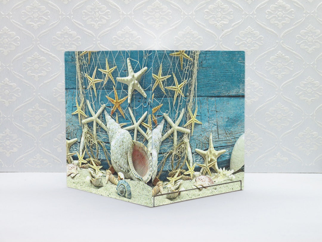 Tissue Box Cover Coastal Tissue Box Sea Lover Gift Wooden - Etsy