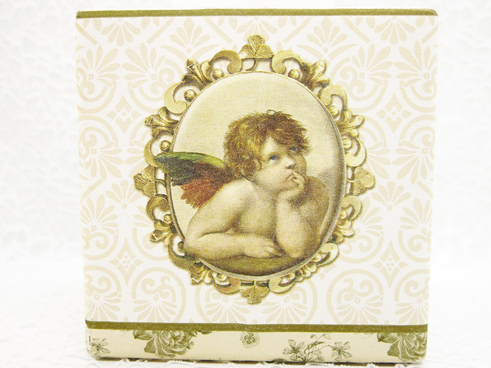 Tissue Box Cover Raphael Angel Bedroom Decor Wooden Tissue - Etsy