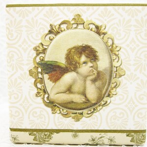 Tissue Box Cover Raphael Angel Bedroom Decor Wooden Tissue Holder ...
